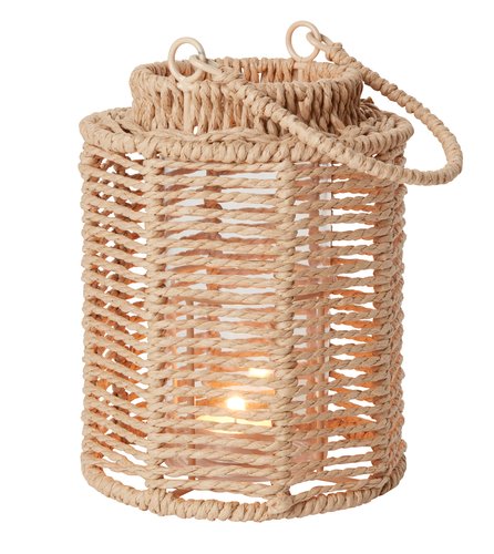 Lykta MANDRUP Ø15xH20cm natur | JYSK