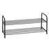 Shoe rack HALS 2 shelves black | JYSK