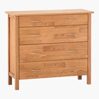 Chest of Drawers | White and Oak drawers | JYSK