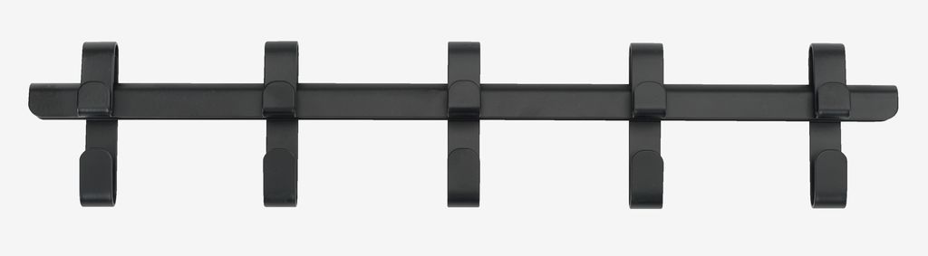 Knagg GALSTED 5 kroker svart | JYSK