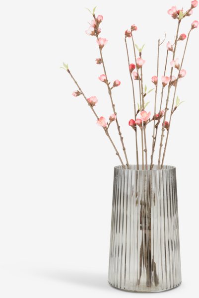 Vase ROY D13xH20cm grey | JYSK